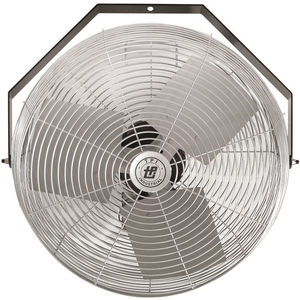 18" 115V 2.2A 1/8HP 3-Speed Enclosed Loading Dock Circulating Fan ...