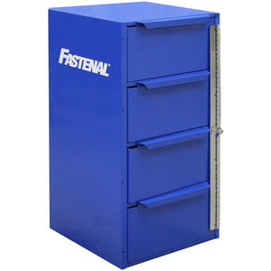 14" 4 Drawer Assemebled Blue Welded Steel Cabinet | Fastenal