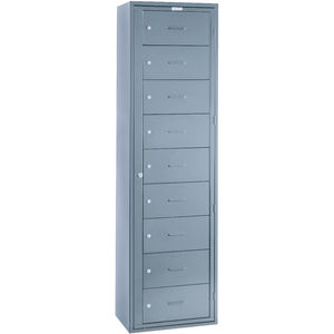Gray 9 Compartment Exchange Master® II Locker Set Up | Fastenal