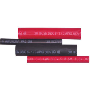 3" x 48" Black Heavy Wall Adhesive-Lined Heat Shrink | Fastenal