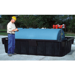 149" 64" x 33" Black Polyethylene Ultra-1000 Containment Sump s/ 2 ...