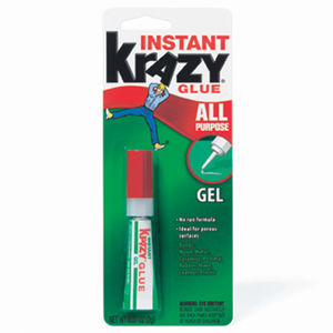 2g KG866 No-Run Clear Industrial Krazy Glue Gel Adhesive | Fastenal