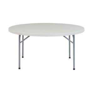 Grey Plastic Round Table