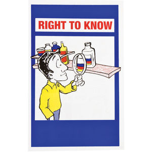 4"Hx5-1/2"Wx8-1/2"D Polystyrene Right-to-Know Center Booklet 10Ct ...
