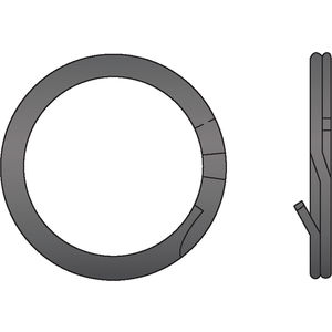 1.062" x 1.25" x 0.13" Plain Split Ring | Fastenal