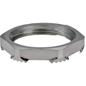 PG36 Nickel Plated Brass Grounding Strain Relief Lock Nut | Fastenal