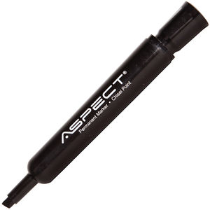 Black Chisel Tip Aspect® Permanent Marker | Fastenal