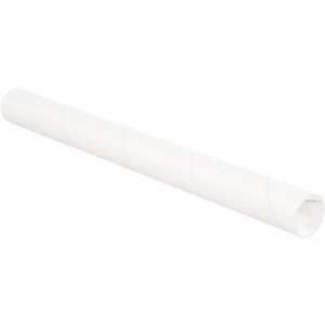White Plastic Mailing Tubes