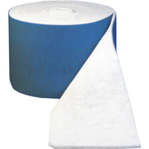 16"W x 90'L x 1"Thk Blue/White Polyester MERV 7 Tackified Filter Media ...