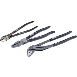 3Pc Chrome Vanadium Steel, Tool Steel Dipped Pliers Set | Fastenal