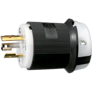 20A 277V / 480V AC - 3 Phase Y 4P 5W NEMA L22-20 Black / White TWIST ...