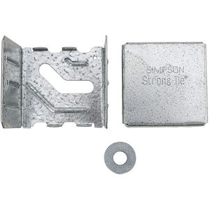 4" x 4" Post Size Simpson Strong-Tie® ABE44Z 16 Ga. Z-Max® Adj Post ...