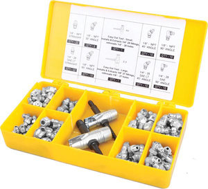 101 Piece DynaFlo® Metric Grease Fittings & Easy Out Tools Assrtmnt Kit ...