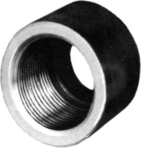 2" NPT 3000 lb Forged Steel Threaded Half Coupling | Fastenal