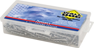 1/4" x 1-1/4" 100Pc Wall-Dog™ Oval Head Anchor Kit | Fastenal