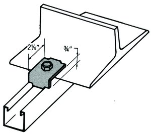 Notched Type Strut to Beam Clamp | Fastenal